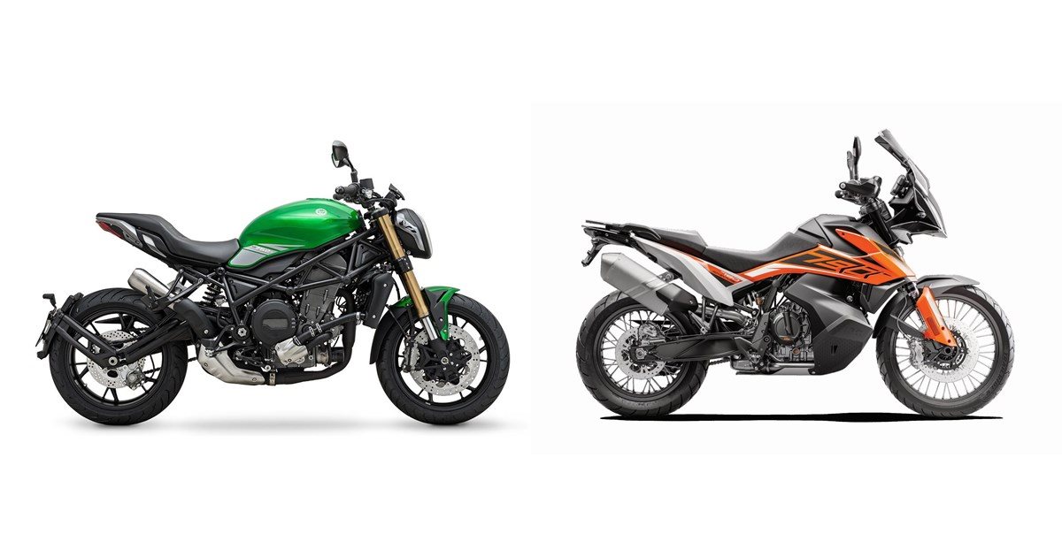 Motorrad Vergleich Benelli 752 S 2023 vs. KTM 790 Adventure 2020