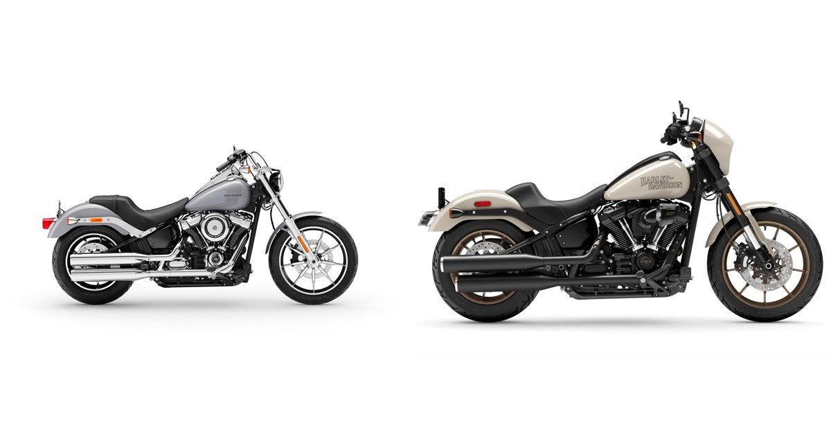Motorrad Vergleich Harley-Davidson Softail Low Rider FXLR 2019 vs ...