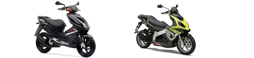 Motorrad Vergleich Yamaha Aerox R 2009 Vs Derbi Gp 1 50 Open 2010
