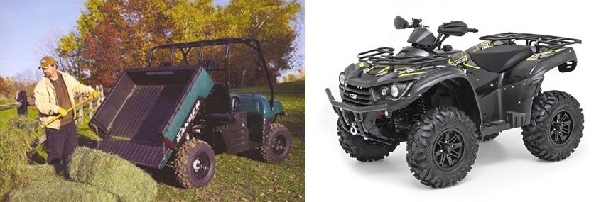 Motorrad Vergleich Polaris Ranger 700 XP E 2009 vs. TGB Blade 550 LOF 2021