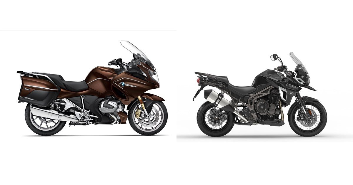 Motorrad Vergleich BMW R 1250 RT 2020 vs. Triumph Tiger Explorer XCx 2016