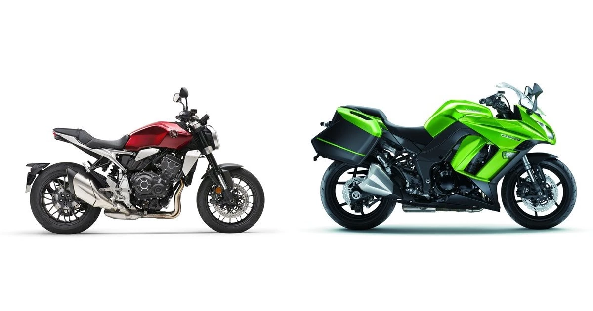 Motorrad Vergleich Honda CB 1000 R 2021 vs. Kawasaki Z1000SX 2015