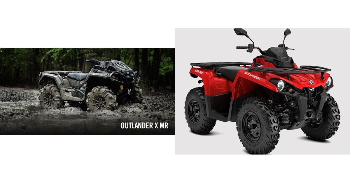 Motorrad Vergleich Can-Am Outlander 570 DPS 2019 vs. Can-Am Outlander ...