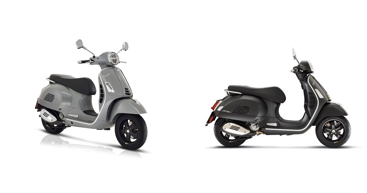 Motorrad Vergleich Vespa GTS 125ie Super Tech 2019 vs. Vespa GTS 300 hpe Super Tech 2021