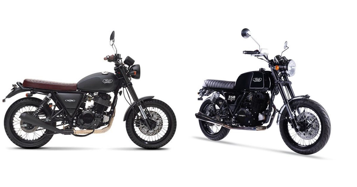 Motorrad Vergleich Mash Two Fifty 2021 vs. Mash Black Seven 250 2020
