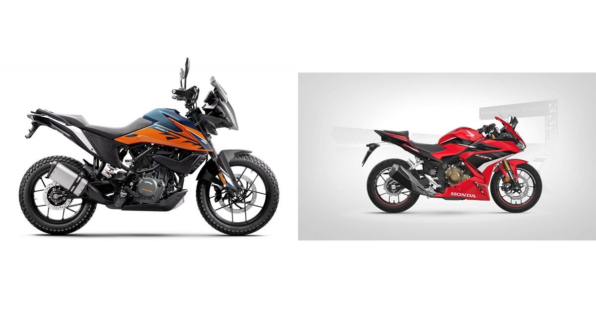 KTM 390 Adventure 2023 vs Honda CBR500R 2023