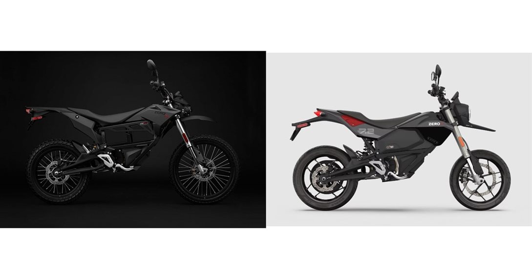 Motorrad Vergleich Zero FX 2017 vs. Zero FXE 2023