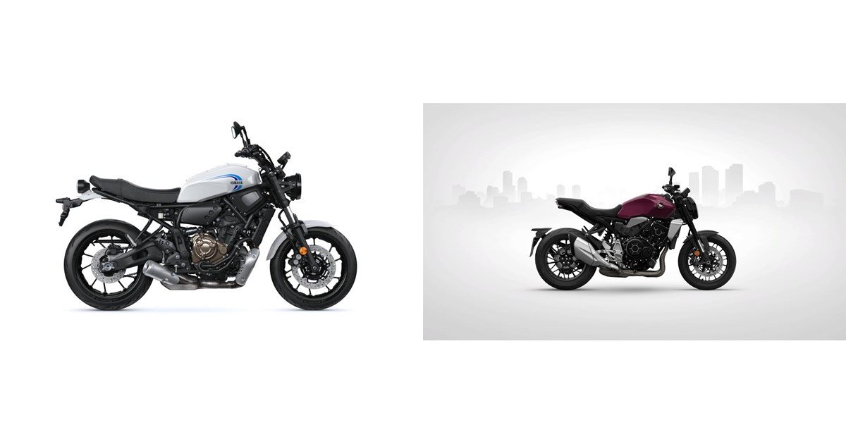 Yamaha XSR700 2022 vs Honda CB 1000 R 2023