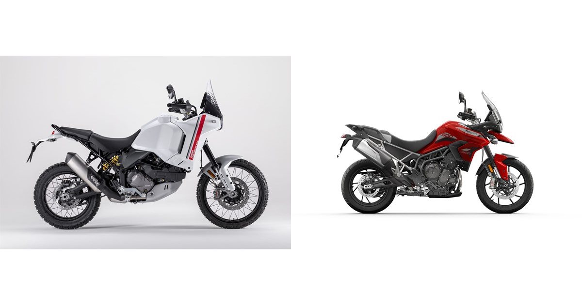 Ducati DesertX 2023 vs Triumph Tiger 900 GT Pro 2021