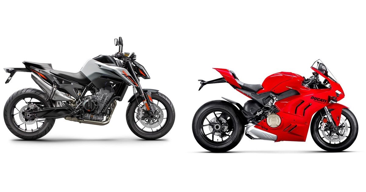 KTM 790 Duke 2023 vs Ducati Panigale V4 2023
