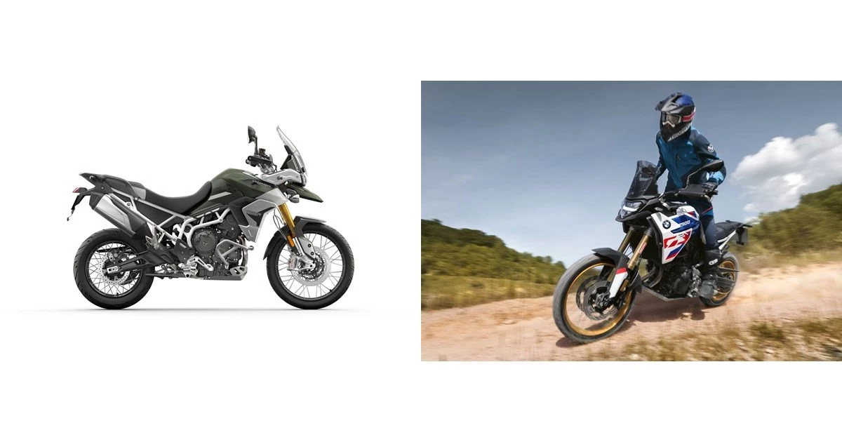 Motorrad Vergleich Triumph Tiger 900 Rally Pro 2021 vs. BMW F 900 GS 2024
