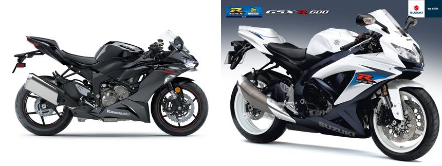 Kawasaki Ninja ZX-6R 2020 vs Suzuki GSX-R 600 2010