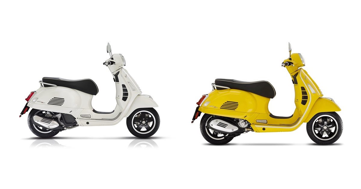 Motorrad Vergleich Vespa GTS 125 ie Super 2020 vs. Vespa GTS 300 hpe Super 2021