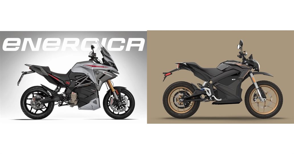 Motorrad Vergleich Energica Experia 2023 vs. Zero DSR 2022