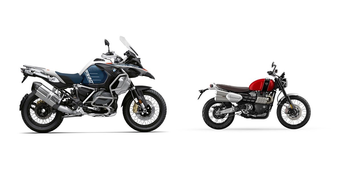 BMW R 1250 GS Adventure 2023 vs Triumph Scrambler 1200 XC 2023