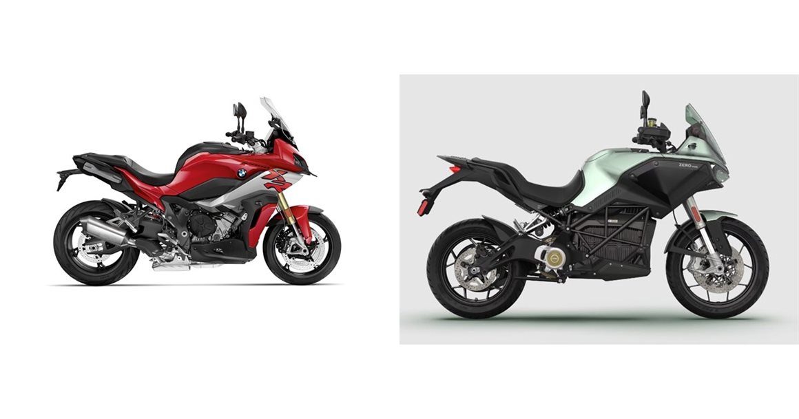 Motorrad Vergleich BMW S 1000 XR 2021 vs. Zero DSR/X 2023