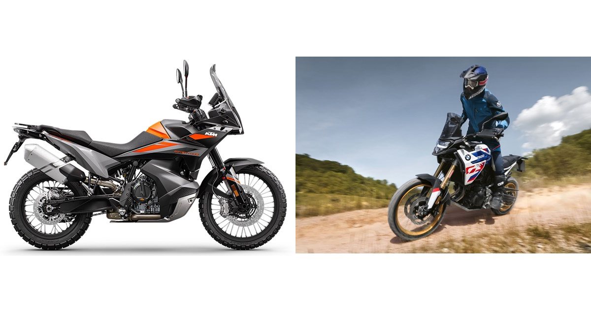 Comparaison des motos KTM 890 Adventure 2023 VS. BMW F 900 GS 2024