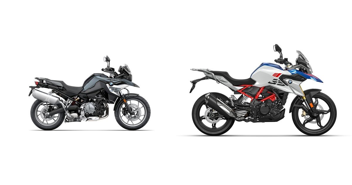 Motorrad Vergleich BMW F 750 GS 2021 vs. BMW G 310 GS 2023