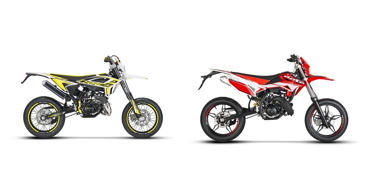 Motorrad Vergleich Beta RR 50 Motard Track 2023 vs. Beta RR 50 Motard ...