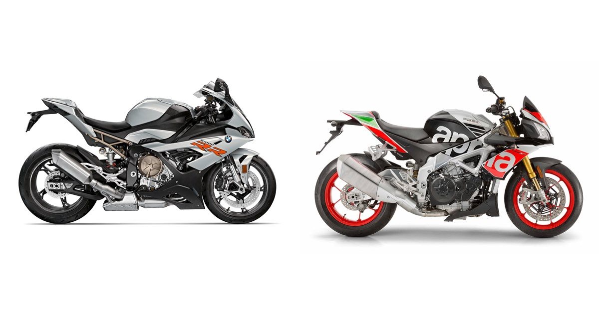 Motorrad Vergleich BMW S 1000 RR 2020 vs. Aprilia Tuono V4 1100 Factory ...