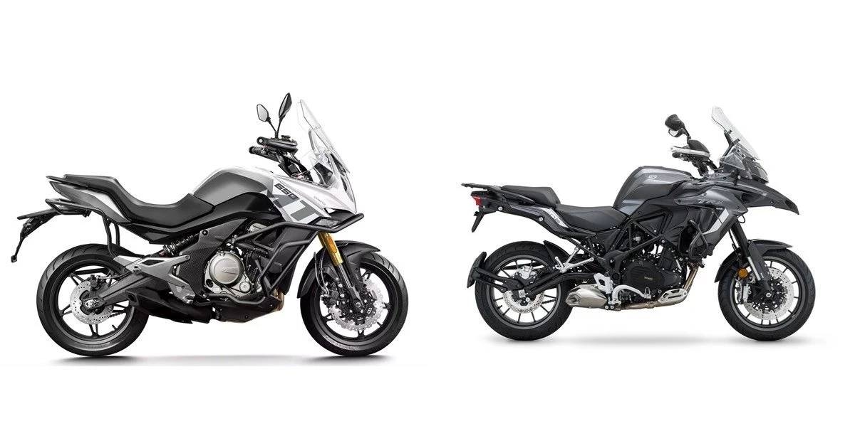 Motorrad Vergleich CFMOTO 650MT 2023 vs. Benelli TRK 502 2022
