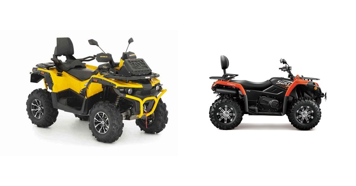Motorrad Vergleich Stels Guepard 850G Trophy Pro 2021 vs. CFMOTO CForce ...