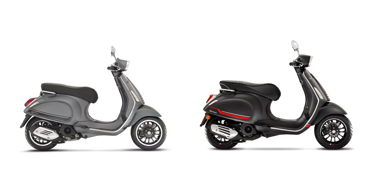 Motorrad Vergleich Vespa Sprint 125ie 3v S 2016 vs. Vespa Sprint 50 S 2021