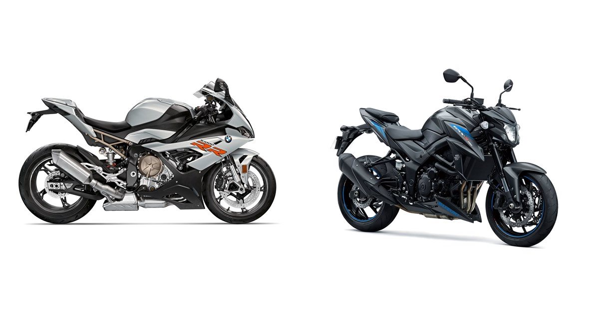 Motorrad Vergleich BMW S 1000 RR 2021 vs. Suzuki GSX-S750 2019