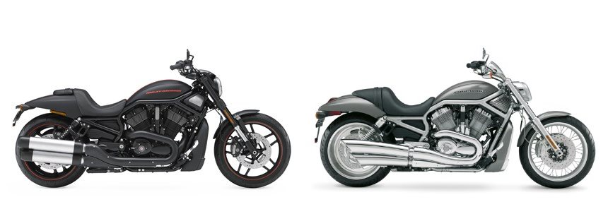Motorrad Vergleich Harley-Davidson Night Rod Special VRSCDX 2015 vs ...