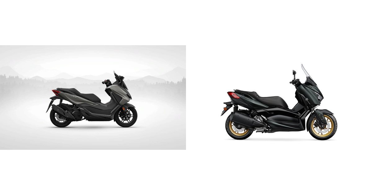 Honda Forza 125 2023 vs Yamaha XMAX 300 Tech MAX 2022