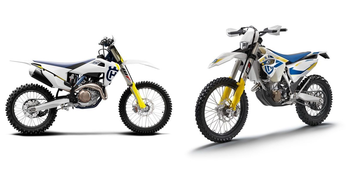 Motorrad Vergleich Husqvarna FC 450 2019 vs. Husqvarna FE 450 2014