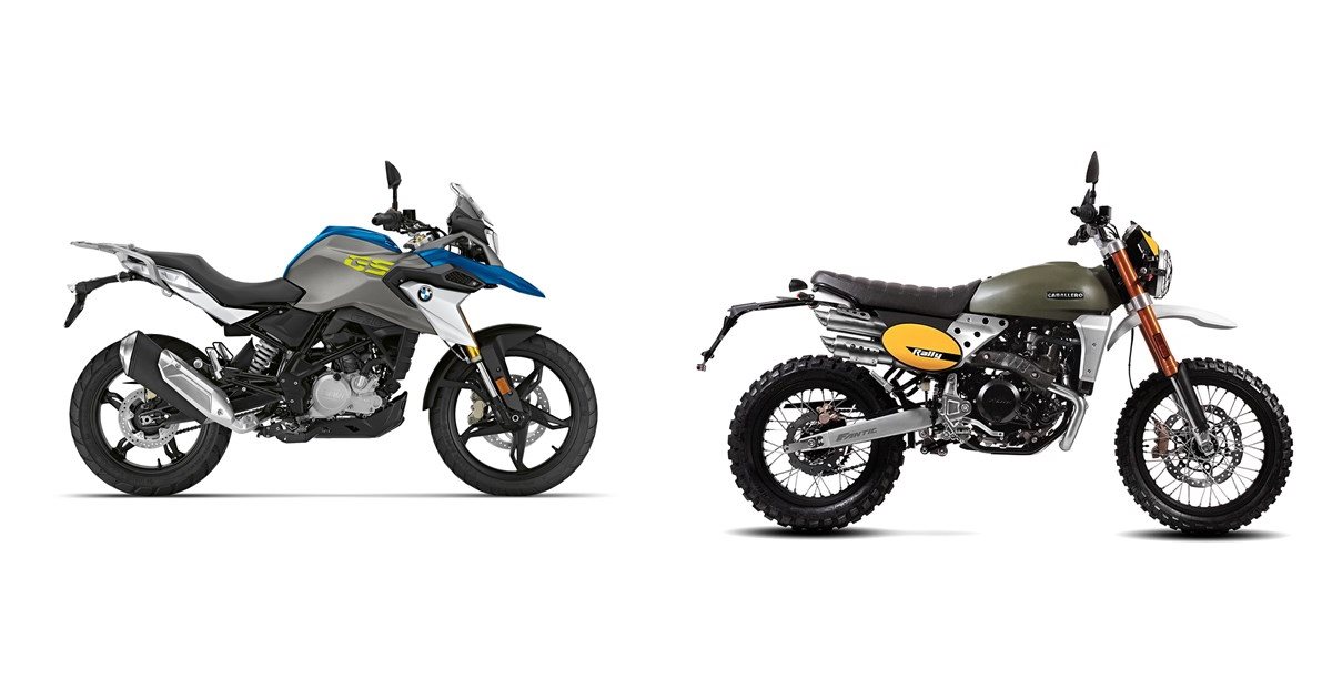 Motorrad Vergleich BMW G 310 GS 2020 vs. Fantic Caballero Rally 500 2021