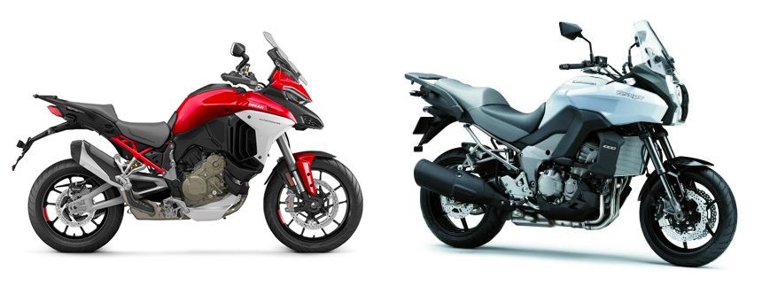 Motorrad Vergleich Ducati Multistrada V4 S 2023 vs. Kawasaki Versys ...