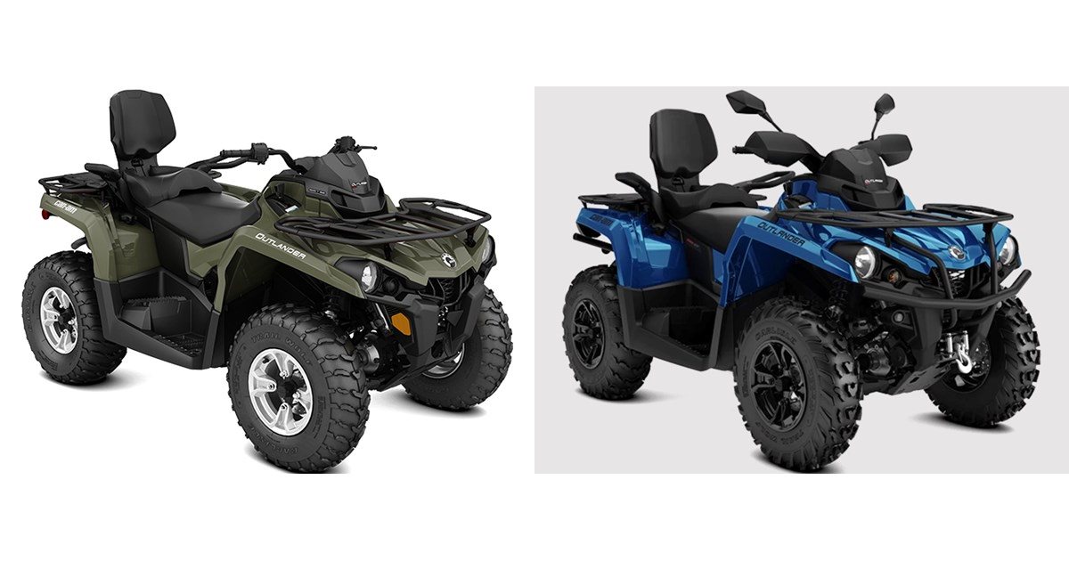 Motorrad Vergleich Can-Am Outlander Max DPS 570 2019 vs. Can-Am ...