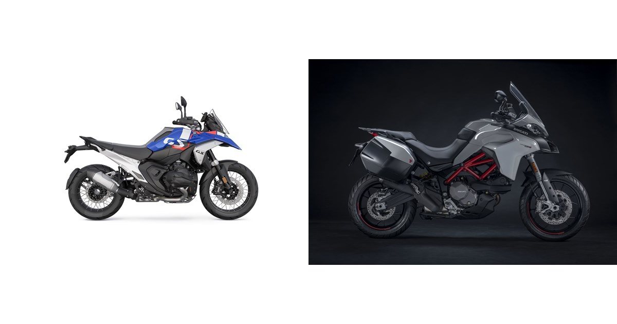 Motorrad Vergleich BMW R 1300 GS 2024 vs. Ducati Multistrada 950 S 2020