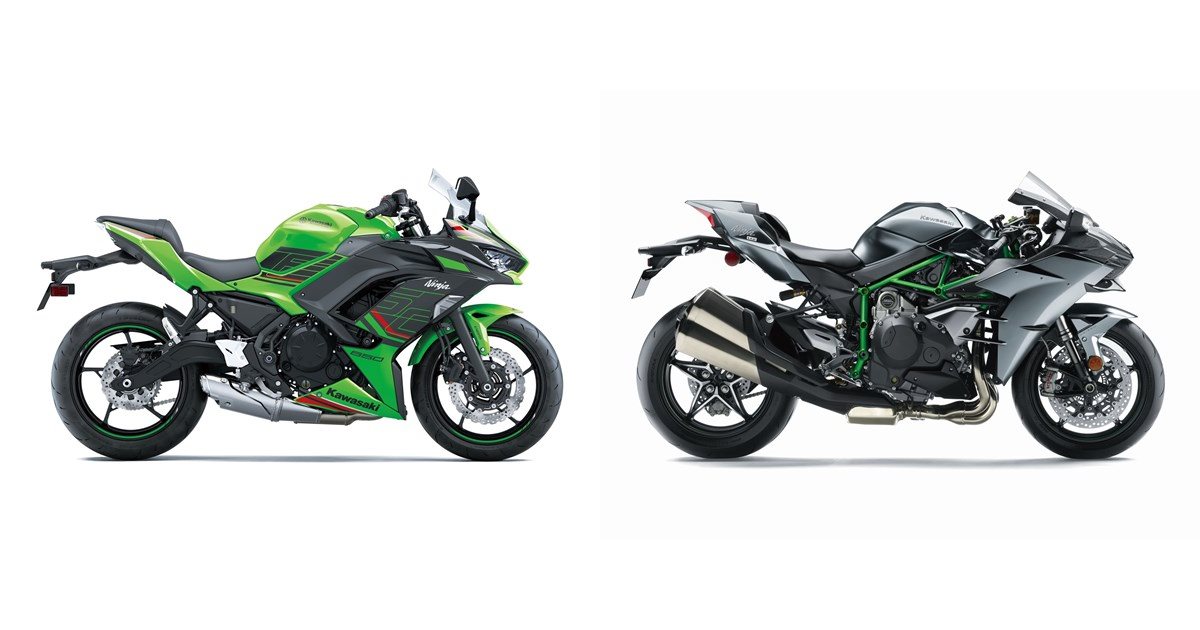 Kawasaki Ninja 650 2023 vs Kawasaki Ninja H2 Carbon 2018