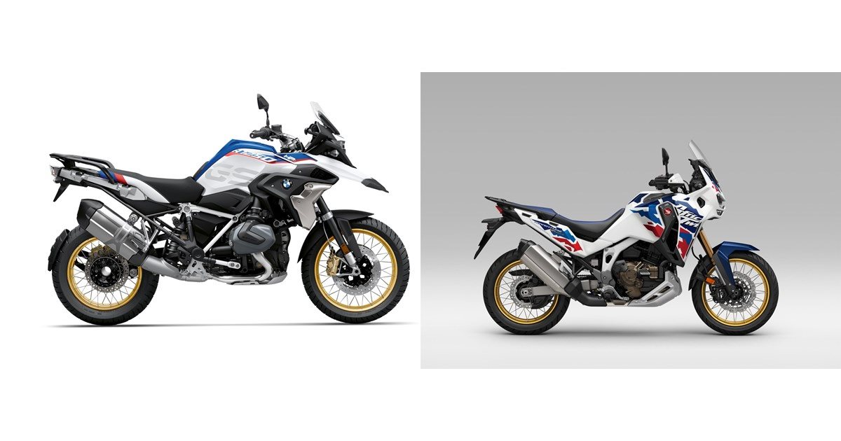 Motorrad Vergleich BMW R 1250 GS 2019 vs. Honda CRF1100L Africa Twin ...