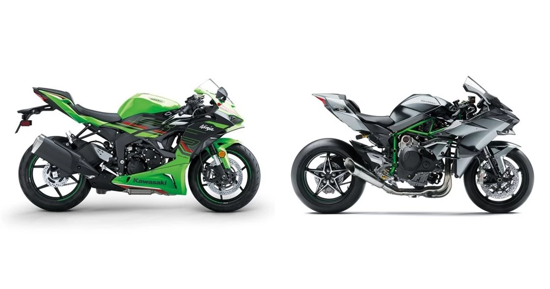 Kawasaki Ninja ZX-6R 2024 vs Kawasaki Ninja H2R 2022