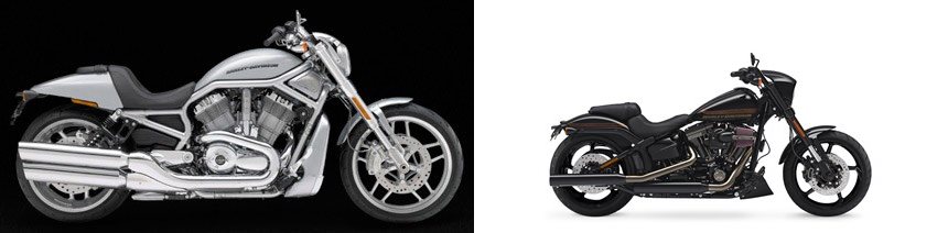 Motorrad Vergleich Harley-Davidson V-Rod 10th Anniversary Edition ...