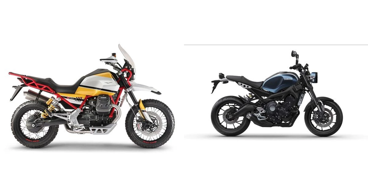 Motorrad Vergleich Moto Guzzi V85 TT 2020 vs. Yamaha XSR900 2016