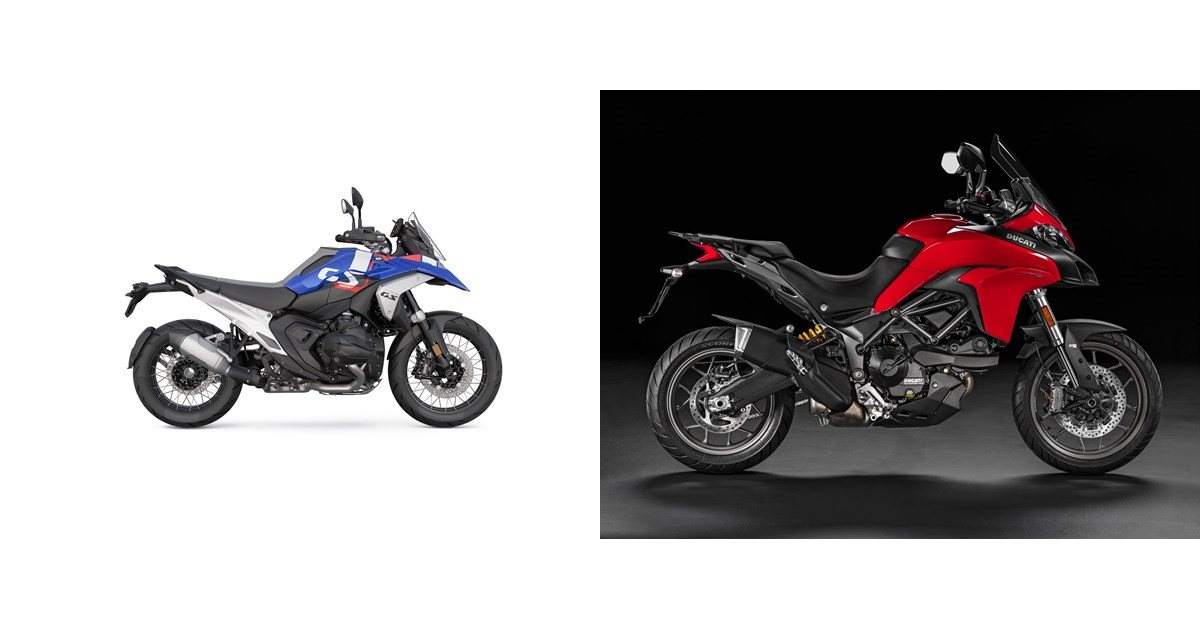Motorrad Vergleich BMW R 1300 GS 2024 vs. Ducati Multistrada 950 2017