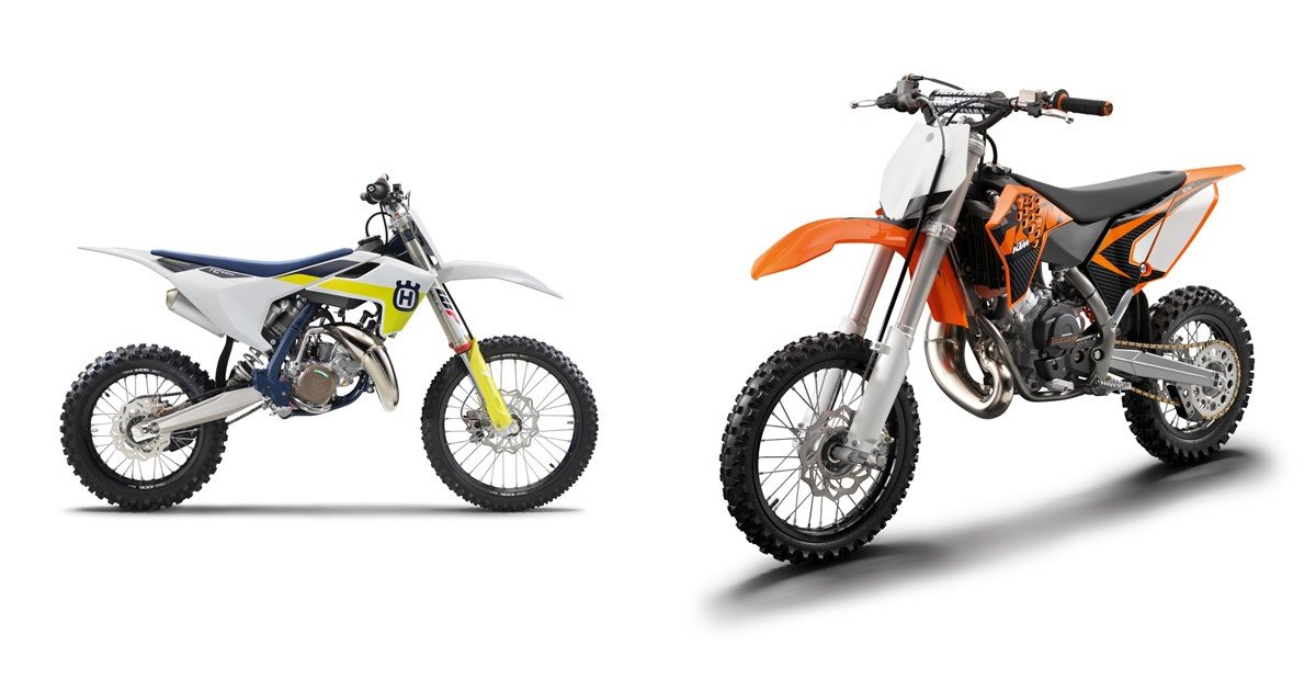 Motorrad Vergleich Husqvarna TC 85 2022 vs. KTM 65 SX 2013