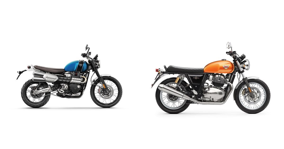 Triumph Scrambler 1200 XC 2021 vs Royal Enfield Interceptor 650 2020