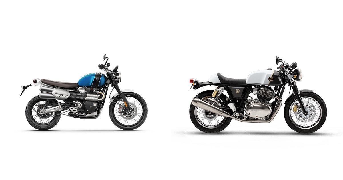 Triumph Scrambler 1200 XC 2021 vs Royal Enfield Continental GT 650 2023