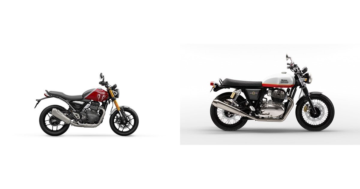 Triumph Speed 400 2024 vs Royal Enfield Interceptor 650 2021