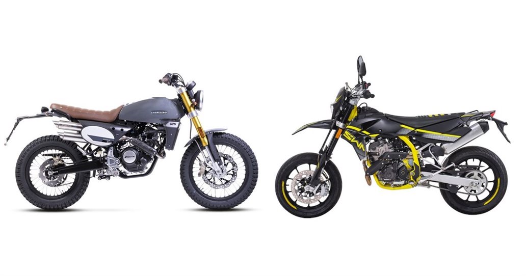 Motorrad Vergleich Fantic Caballero Deluxe 125 2022 vs. SWM SM 125 R 2022