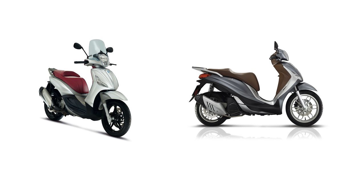 Motorrad Vergleich Piaggio Beverly 350ie Sport Touring 2013 Vs Piaggio