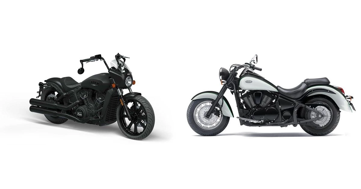 Motorrad Vergleich Indian Scout Rogue 2023 vs. Kawasaki Vulcan 900 ...