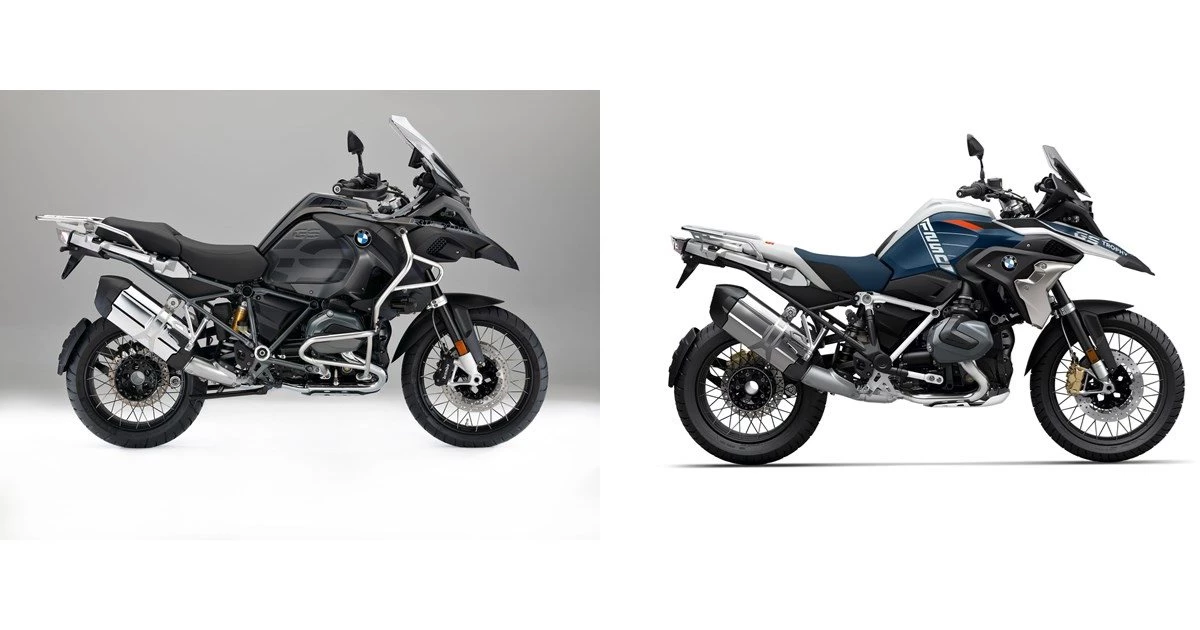 BMW R 1200 GS Adventure 2017 vs BMW R 1250 GS 2023