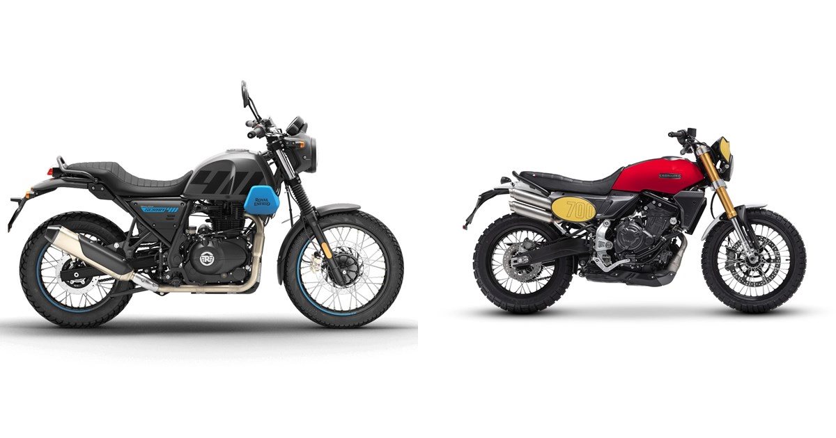 Motorrad Vergleich Royal Enfield Himalayan Scram EFI 411 2022 vs ...